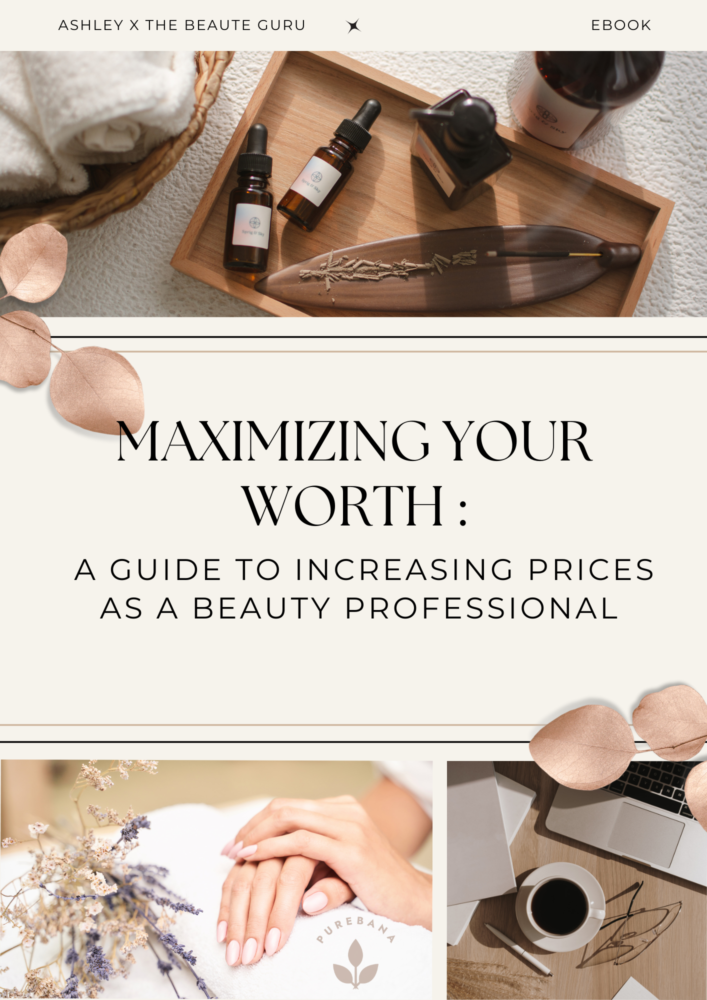 A Guide To Increasing Prices As A Beauty Professional Ebook – PUREBANA
